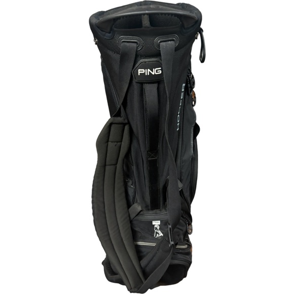 Ping | Bags | Ping Hoofer E2 Black Stand Golf Bag 5 Way W Dual Strap ...
